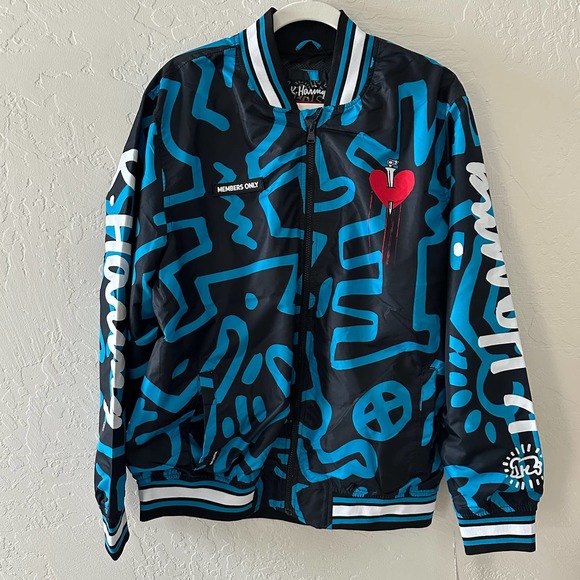 Members Only | Jackets & Coats | Keith Haring X Members Only Tokyo Pop ...